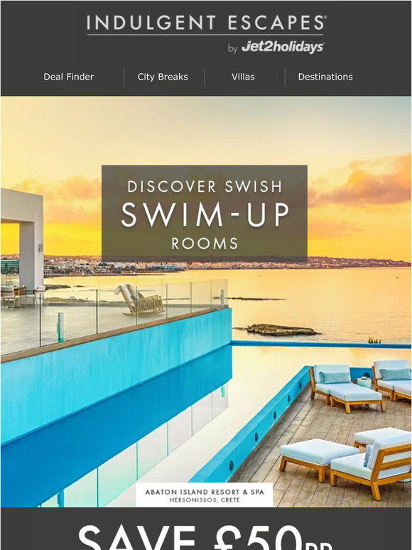 Jet2holidays: Discover swish swim-up rooms | Milled