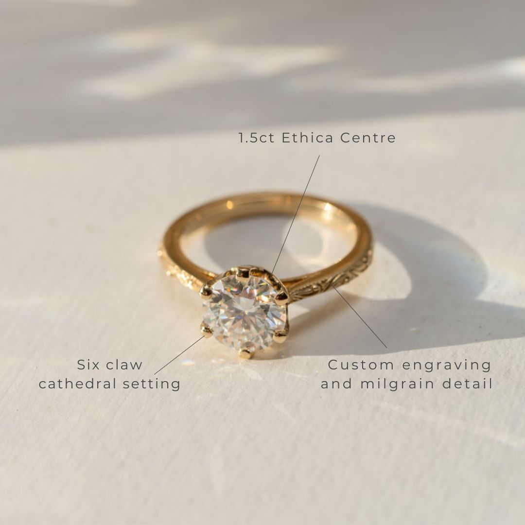 Ethica Diamonds: BESPOKE SPOTLIGHT The most beautiful engraving! | Milled