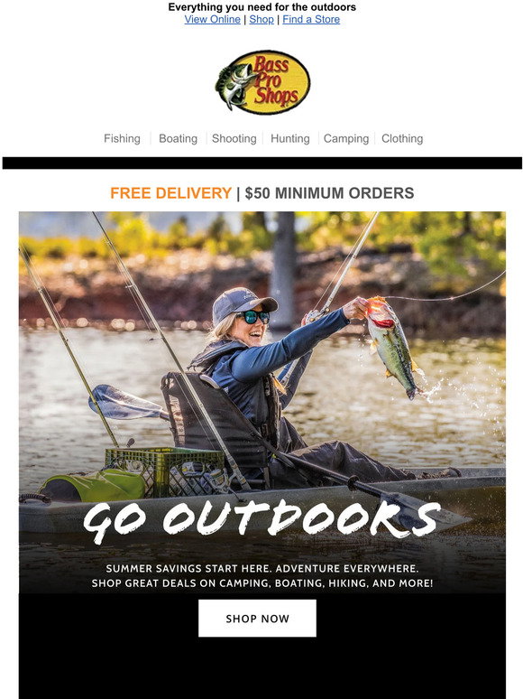 Bass Pro Shops: Save On Gear For Your Favorite Outdoor Adventures! | Milled