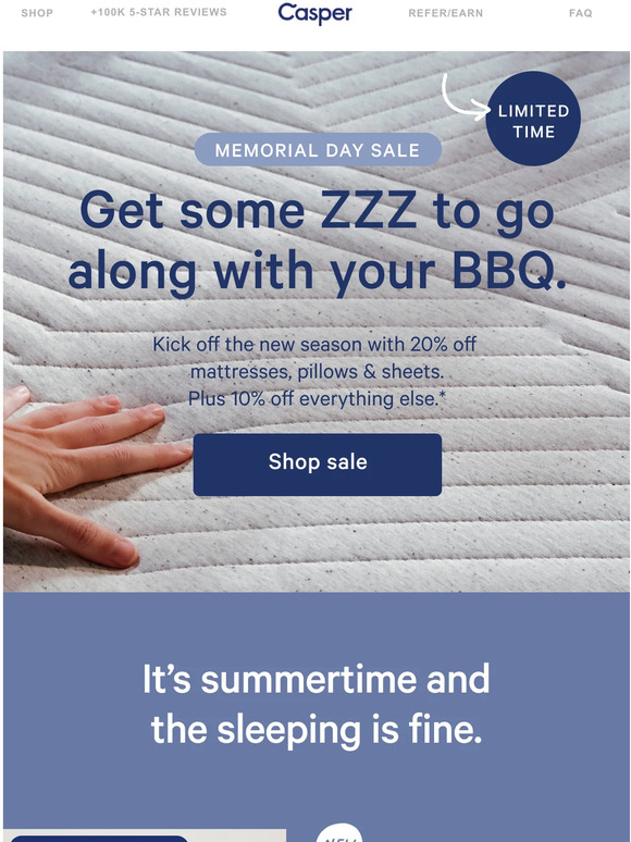 Casper: Long weekend = long naps | Milled