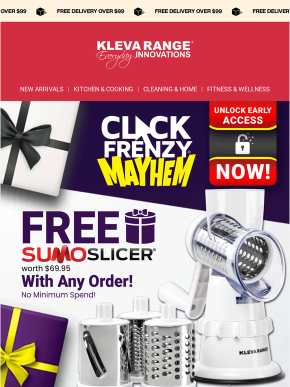 Kleva Range: VIP Early Access: Click Frenzy Sale is On! | Milled