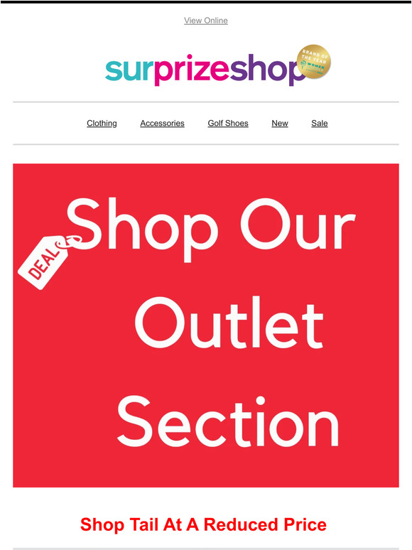 Surprizeshop: Shop Our Wide Outlet Section ⛳ | Milled