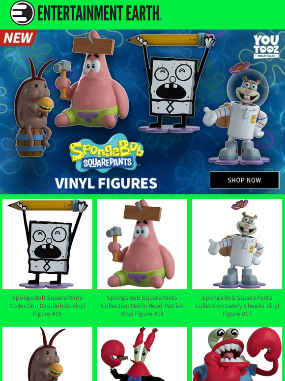EntertainmentEarth.com: Catch These New SpongeBob Youtooz Vinyl Figures ...