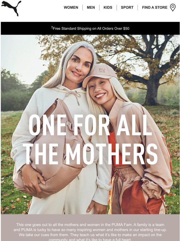 ru.puma.com: Happy Mother’s Day To Our PUMA Fam | Milled