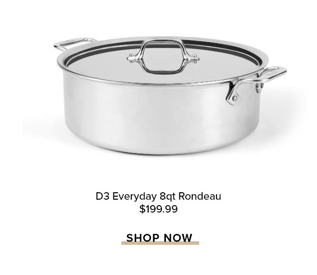 All-Clad: Introducing our new D3 Everyday 8-qt Rondeau Pan | Milled