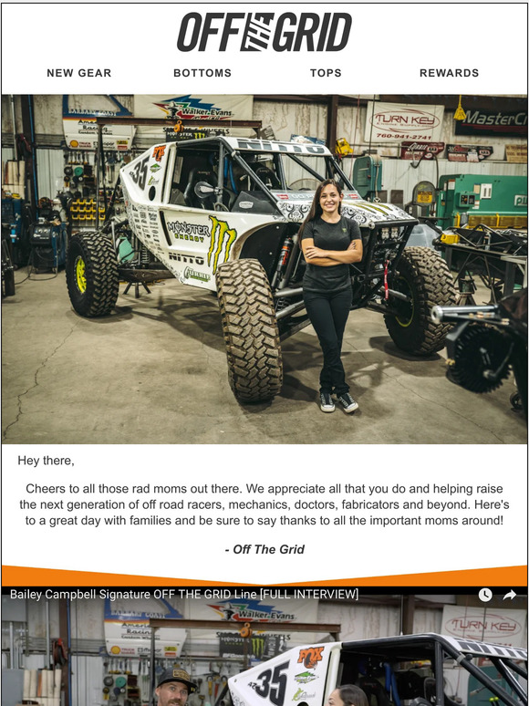 Off The Grid Surplus: Happy Mother's Day To You Rad Moms! | Milled