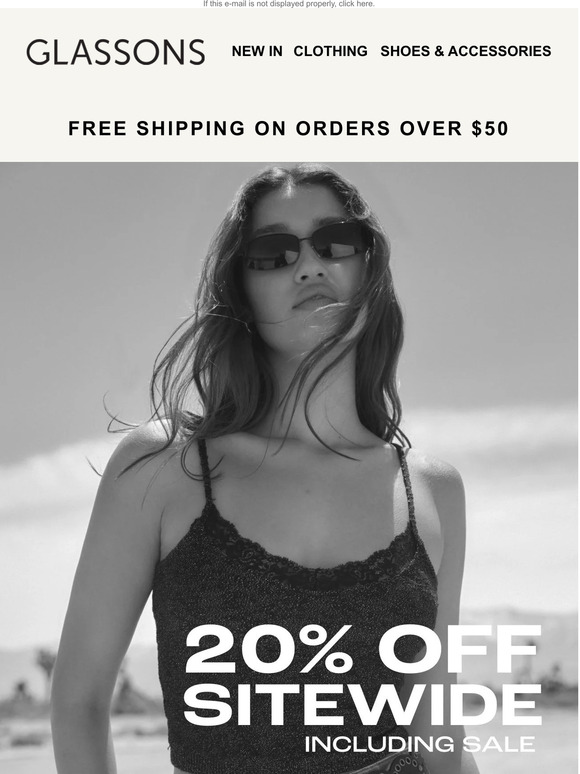 Glassons Email Newsletters: Shop Sales, Discounts, and Coupon Codes