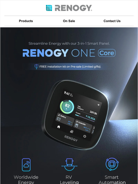 Renogy: [New] Renogy ONE Core is here! | Milled