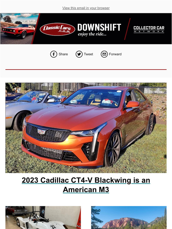 ClassicCars: 2023 Cadillac CT4-V Blackwing is an American M3 | Milled