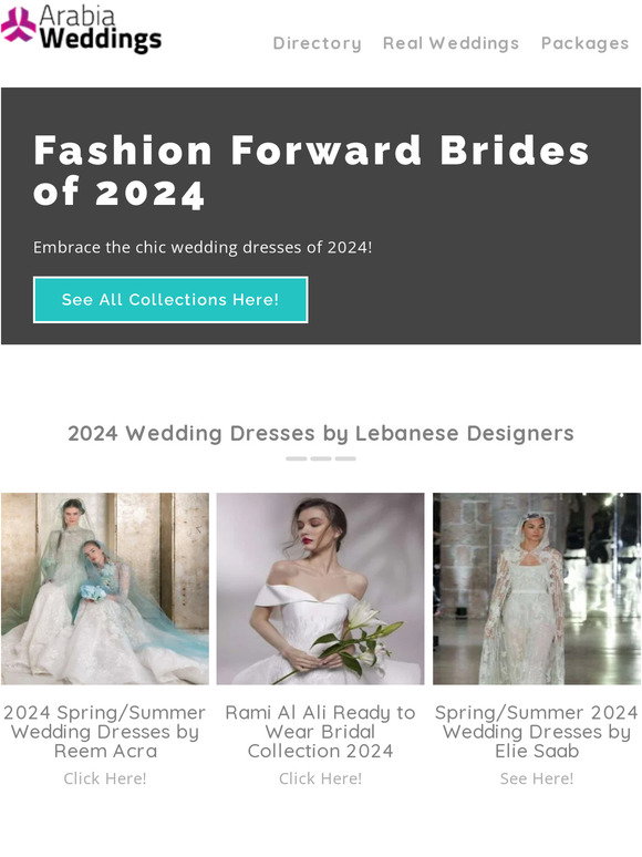 Arabia Weddings: Unveiling the Spectacular Wedding Dresses for 2024 ...