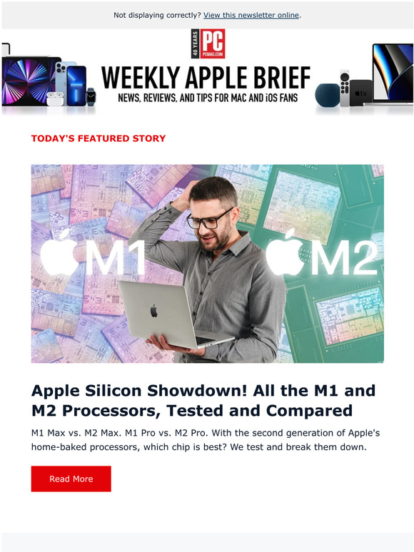 PCMag: Apple Silicon Showdown! All the M1 and M2 Processors, Tested and ...