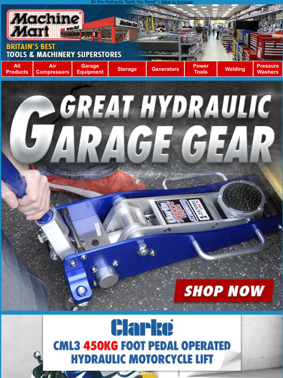 Machine Mart: All the Hydraulic Tools You Need! | Milled
