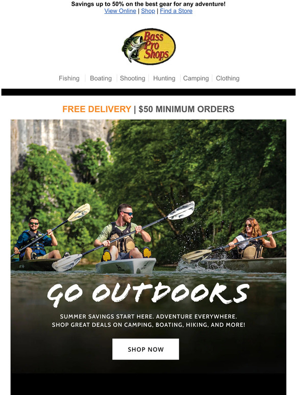 Bass Pro Shops: Go Outdoors With Your Favorite Brands | Milled