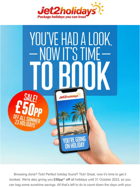 Jet2holidays: You've had a look, now it's time to book | Milled