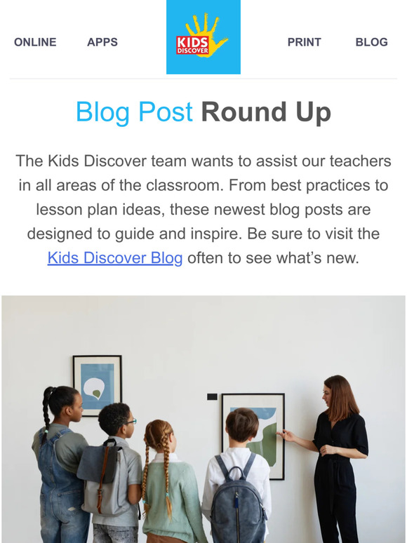Kids Discover: New Blog Posts: Art Appreciation for Kids, Digital ...