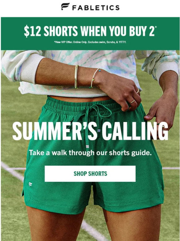 Fabletics: INSIDE: Your Guide to Shorts 🩳☀️ | Milled