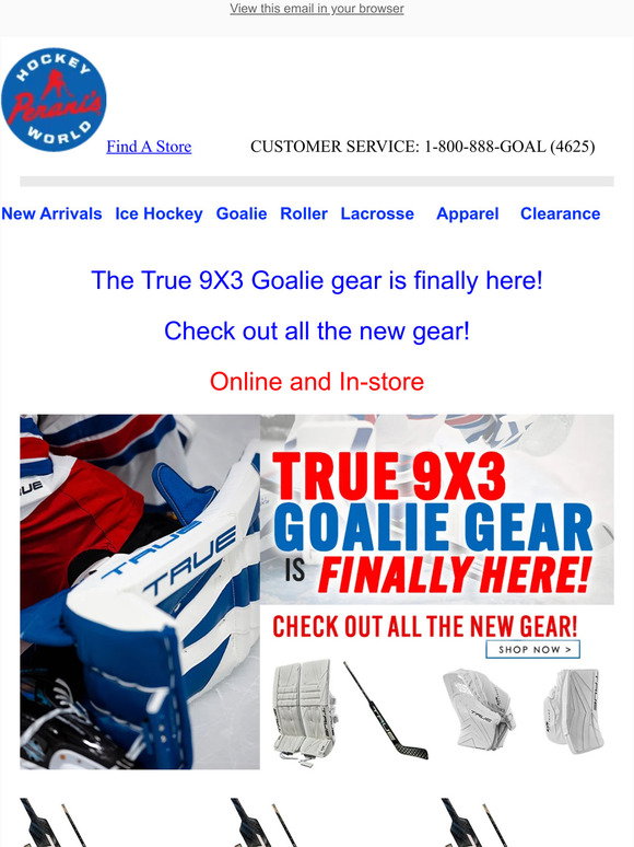 Perani's Hockey World: The True 9X3 Goalie gear is finally here! | Milled
