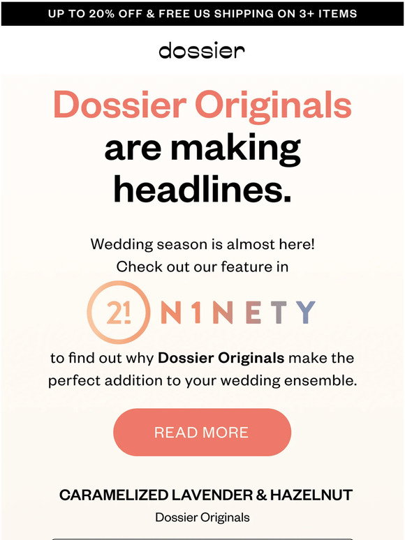 Dossier: Say “I do” to Dossier Original perfumes 💍 | Milled