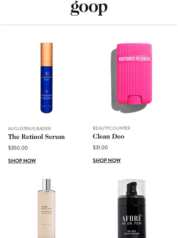 Goop: the Tuesday newsletter | Milled