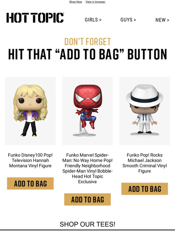 Hot Topic: Go ahead, take another look 👀 | Milled