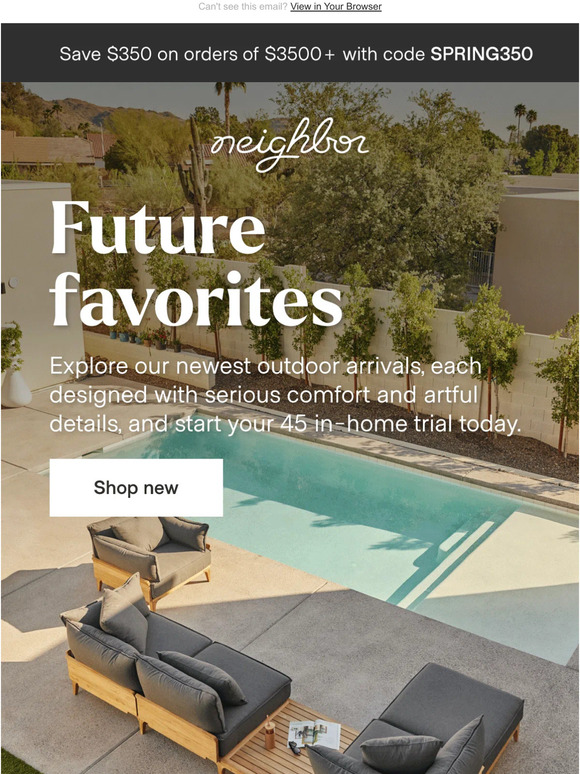 Neighbor: All new lounge collections are here | Milled
