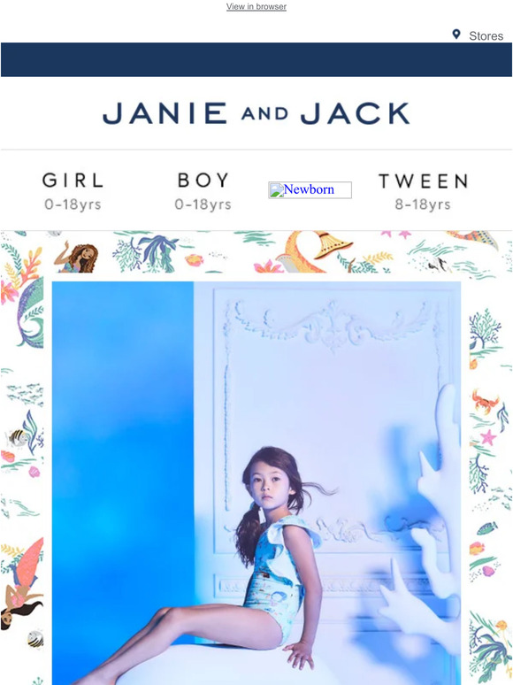 Janie and Jack: Inspired by Disney’s The Little Mermaid, a new print we ...