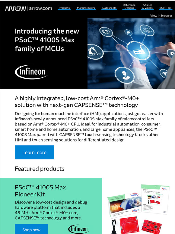 Arrow Electronics: An easier way to design for HMI applications | Milled