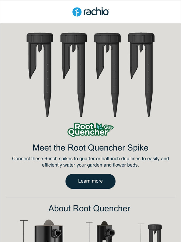 Rachio: Meet the Root Quencher Spike 💧 | Milled