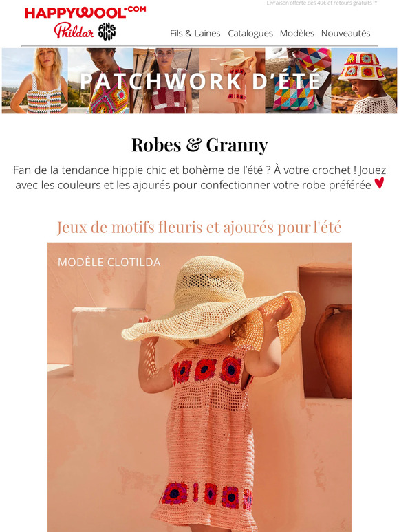 Phildar: Robes & granny : à vos crochets ! | Milled