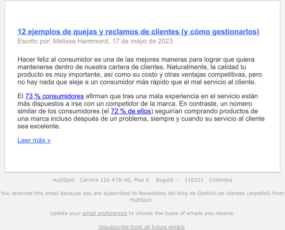 HubSpot: 12 ejemplos de quejas y reclamos de clientes (y cómo ...