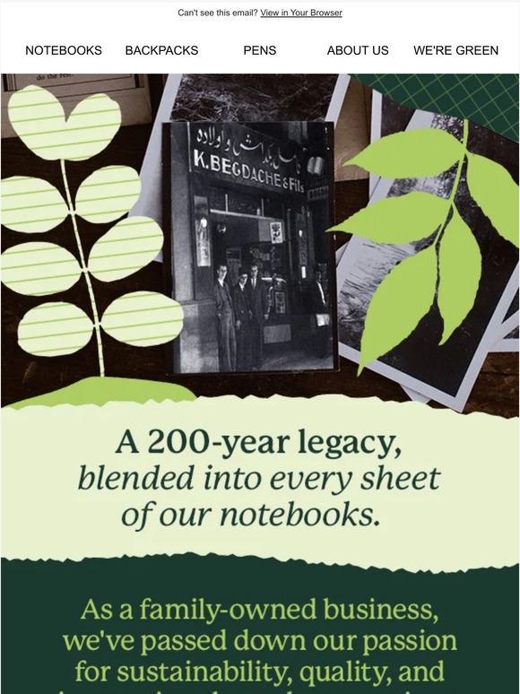 Dingbats Notebooks: A 200-year legacy, blended into every sheet of our ...