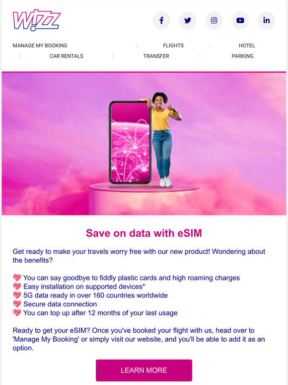 Wizz Air: Need more data on your next holiday? 📱 | Milled
