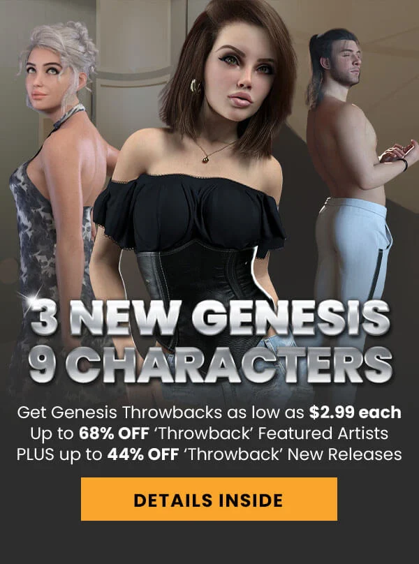 DAZ 3D: 3 New Genesis 9 Characters | Milled