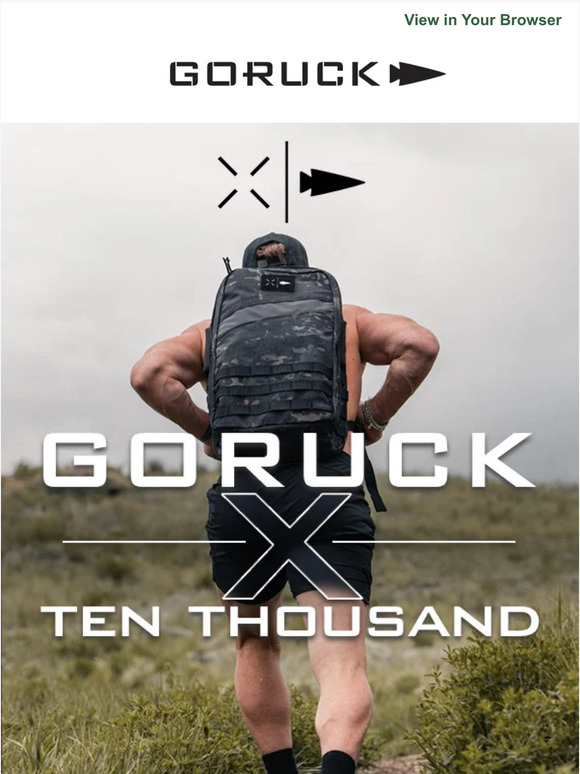 GORUCK: The GORUCK x Ten Thousand Collection is Back | Milled