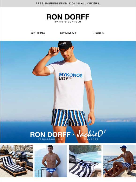 Ron Dorff: Ron Dorff x JackieO’ | Mykonos Boy | Milled