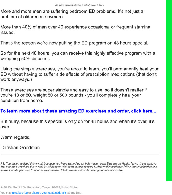 Exercises To Completely Cure Snoring Blue Heron Health News Men Cure Your Ed In 48 Hours