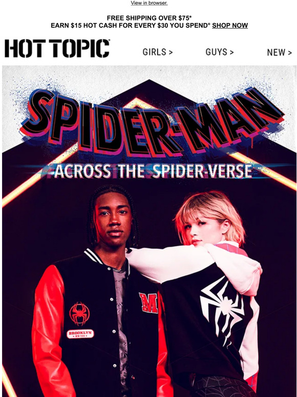 Hot Topic: Join the Spider-Team with our Spider-Man: Across the Spider ...