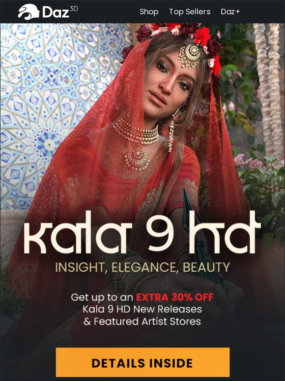 DAZ 3D: Kala 9 HD - Insight, Elegance, Beauty | Milled