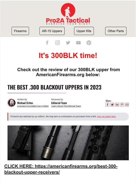 Pro2A Tactical: Its 300BLK time! | Milled