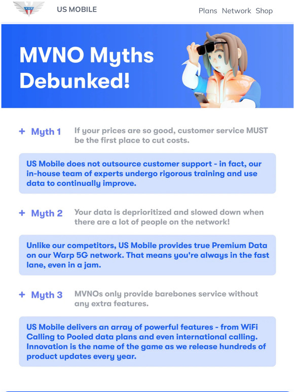 US Mobile: MVNO Myths Debunked! | Milled