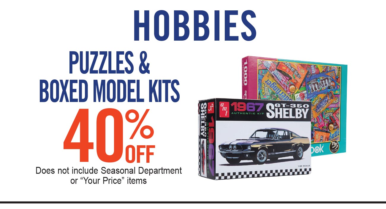 Hobby Lobby: 40% Off Puzzles & Boxed Model Kits! | Milled