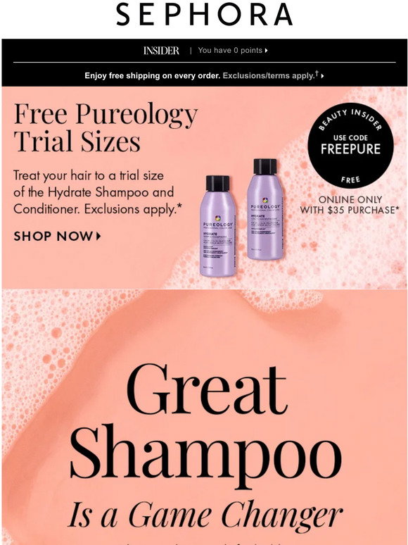 Sephora: Inside: THE shampoo for you | Milled