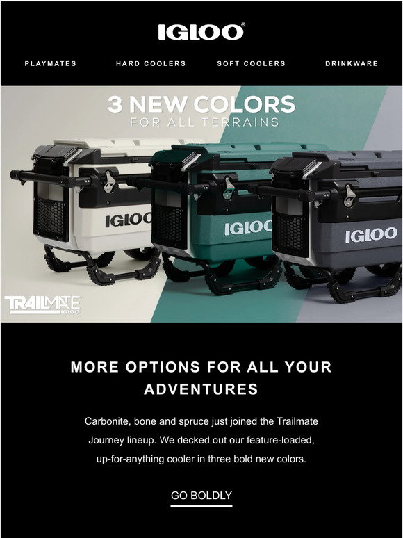 Igloo Coolers: New Trailmate colors for your all-terrain adventures.🗻🏜 ...
