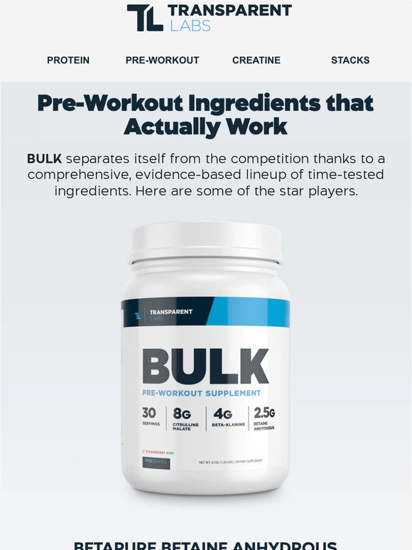 Transparent Labs: Bulk Ingredient Breakdown 🔍 | Milled