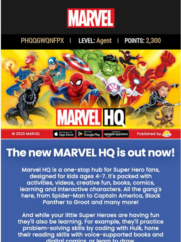 Marvel Store: The new Marvel HQ app is out now! | Milled