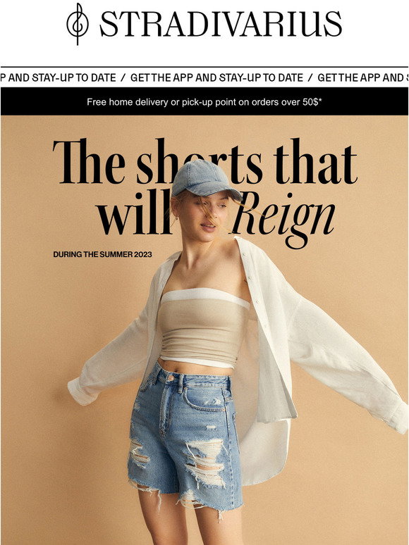 Stradivarius POLAND: SHORTS set to rule in 2023 👑 | Milled