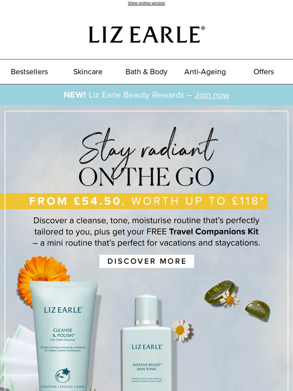 Liz Earle: Your Daily Routine | Try our skin-loving formulas ️ | Milled