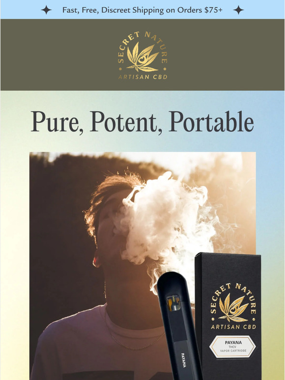 Secret Nature: Inhale the difference with our Vapes | Milled