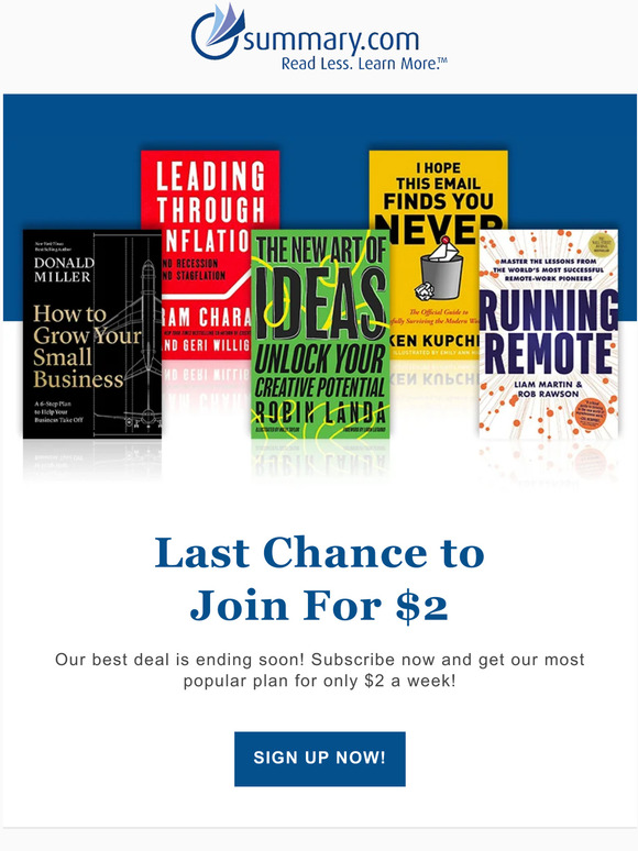 Soundview Executive Book Summaries_: 48 Hours Left... | Milled