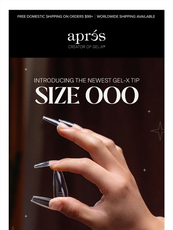 Aprés Nail: Introducing Size 000 Gel-X Tips 💅 | Milled